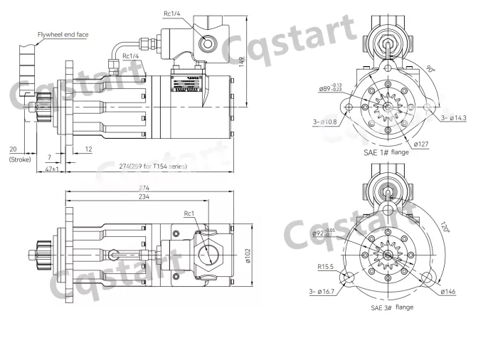 Powerful Air Starters for Diesel Engine - Cqstart